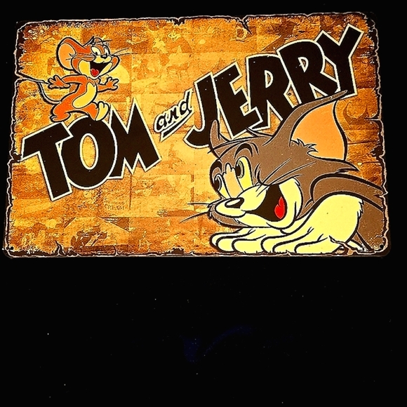 Posters and more | Wall Decor | Tom Jerry Decorative Aluminum Sign ...